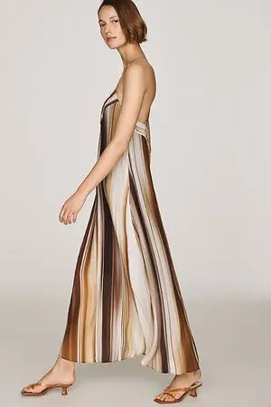 Greylin Stella Halter Midi Dress
