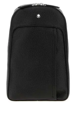 Montblanc Leather Crossbody Bag - Black
