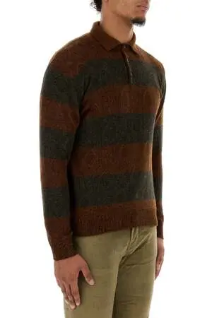 Etro Embroidered Wool Polo Shirt