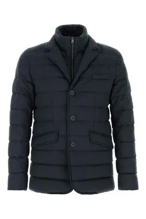 Herno Navy Polyester Down Jacket - Blue
