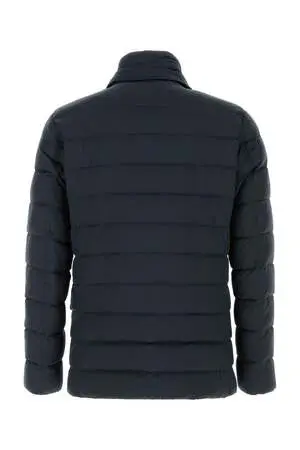 Herno Navy Polyester Down Jacket