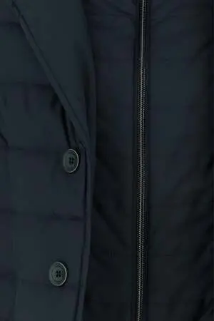 Herno Navy Polyester Down Jacket