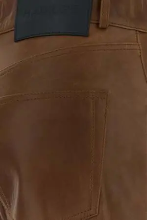 HAIKURE Chocolate Leather Pant