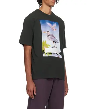 Heron Preston Graphic Printed Crewneck T-shirt
