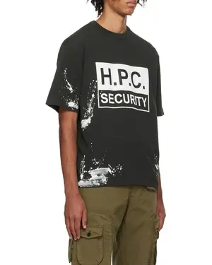 Heron Preston Paint Splatter Detailed Crewneck T-shirt