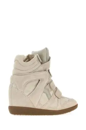 Isabel Marant Étoile Beige Suede Bekett Sneakers