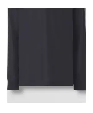 Burberry Letter Pattern Long-sleeved Polo Shirt
