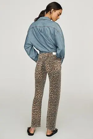 RE/DONE Blondie Mid-rise Cropped Straight-leg Jeans