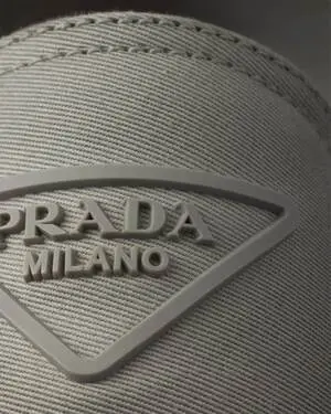 Prada Cotton Canvas Slip-on Sneakers