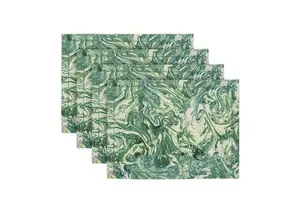 MATOUK Schumacher Balthazar Placemats - Emerald