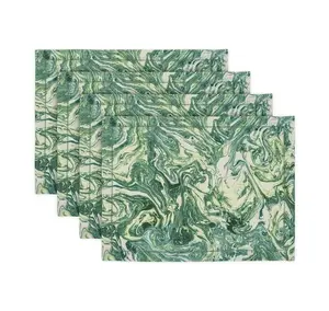 MATOUK Schumacher Balthazar Placemats - Emerald