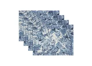 MATOUK Schumacher Balthazar Placemats - Lapis