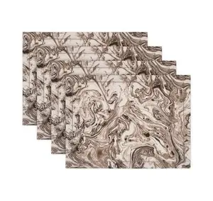 MATOUK Schumacher Balthazar Placemats - Topaz