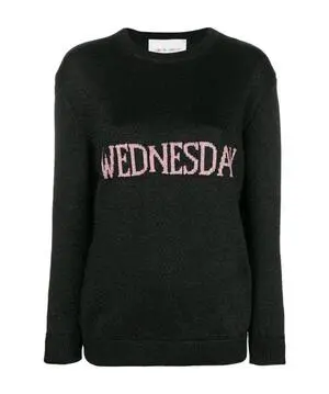 Alberta Ferretti Wednesday Knit Jumper - Black