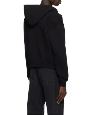 Jacquemus Logo Patch Zip-up Hoodie