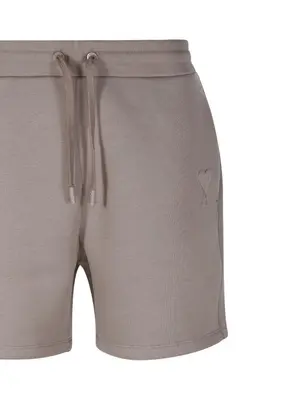 AMI Paris Logo Embossed Drawstring Shorts