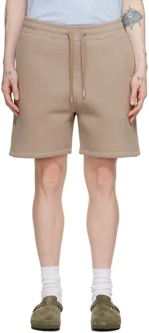 AMI Paris Logo Embossed Drawstring Shorts