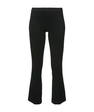Helmut Lang Cropped Flared Ribbed Leggings
