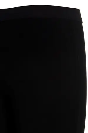 Helmut Lang Cropped Flared Ribbed Leggings