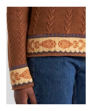 Etro Cable-knit Patterned Sweater
