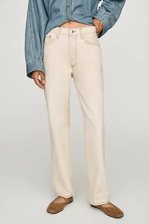 Anthropologie Agolde Lana Mid-rise Slim Straight-leg Jeans