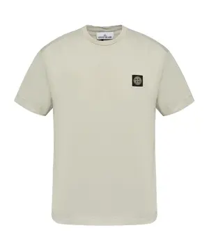 Stone Island Compass Patch Crewneck T-shirt - Grey