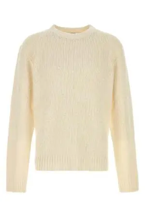 THE ROW Ivory Silk Laing Sweater - White