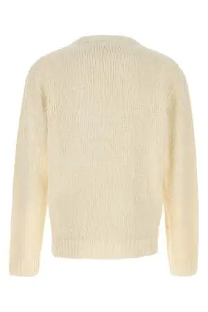 THE ROW Ivory Silk Laing Sweater