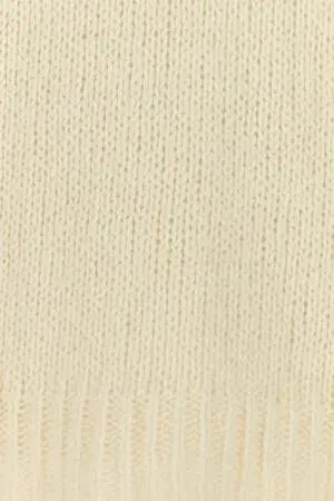 THE ROW Ivory Silk Laing Sweater