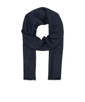 Brunello Cucinelli Sequin Embellished Scarf - Black