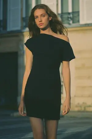 Anthropologie Ribbed Knit Mi Dress