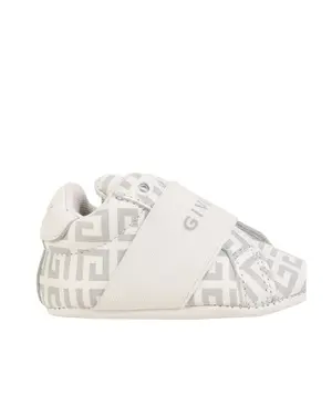 Givenchy 4g Monogram-pattern Leather Slippers - White