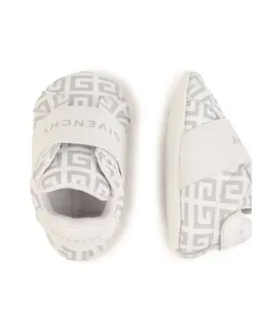 Givenchy 4g Monogram-pattern Leather Slippers