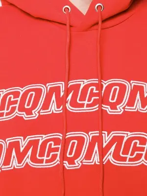 Alexander McQueen Embroidered Logo Hoodie