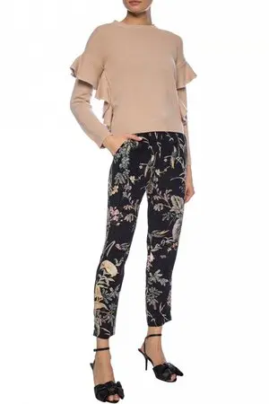 Red Valentino Printed Casual Pants