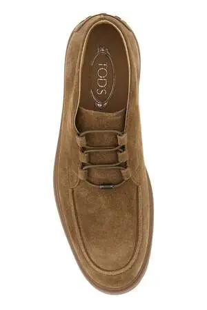 TOD'S Mud Suede Lace-up Shoes