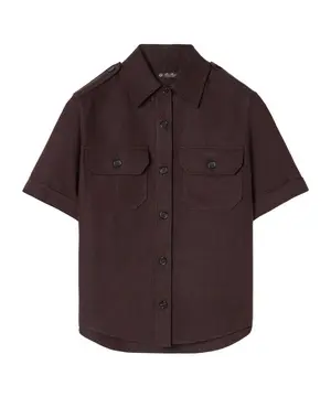 Loro Piana Annalisa Shirt - Hot Fudge