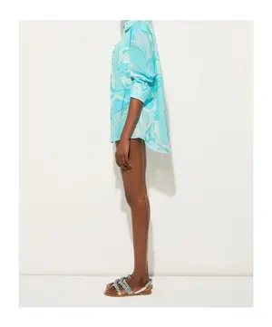 Emilio Pucci Orchidee-print Cotton Shirt