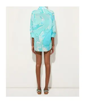 Emilio Pucci Orchidee-print Cotton Shirt