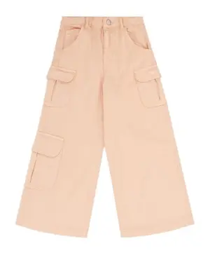 Emporio Armani Cargo Pants With Branded Logo Detail