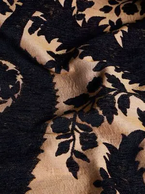 Etro Reversible Chenille Jacquard Coat - Black