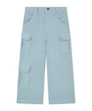 Emporio Armani Cargo-pockets Trousers - Light Blue