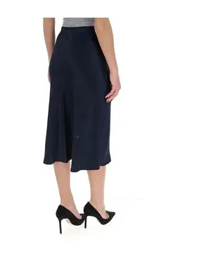 Vince High Waisted Pleated Skirt