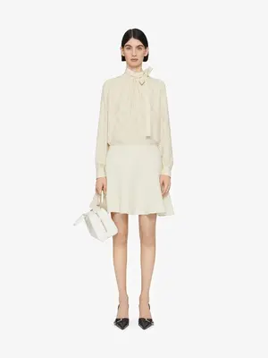 Givenchy 4g Jacquard Long-sleeved Blouse
