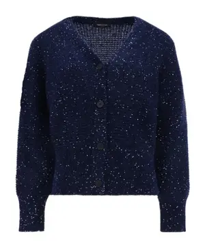 FABIANA FILIPPI Fabiana Filippi Sequin-Embellished V-Neck Cardigan