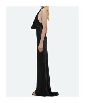 Helmut Lang Silk U-neck Dress