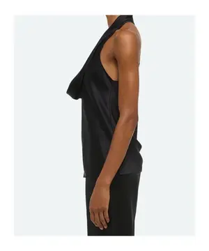 Helmut Lang Silk U-neck Top