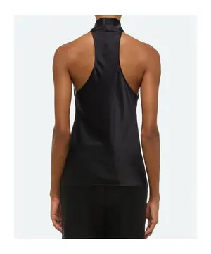 Helmut Lang Silk U-neck Top