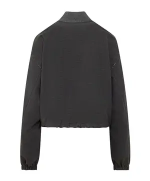 Fabiana Filippi Cropped Zip-up Jacket With Embellishments