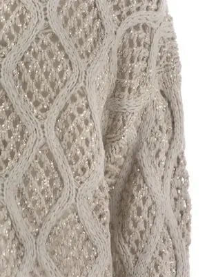 Brunello Cucinelli Sequin Embellished Knitted Jumper